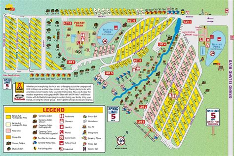 Grand Island New York Campground Map Niagara Falls Grand Island Koa
