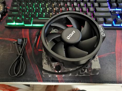 Amd Ryzen Wraith Spire Rgb Cpu Cooler Computers Tech Parts Accessories Computer Parts On