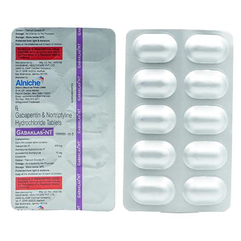 Gabaklas Nt Tablet View Usage Side Effects Price And Subtitute Egmedi
