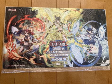 遊戯王 公式 Wcq 2023 御巫 プレイマット 未開封 By メルカリ
