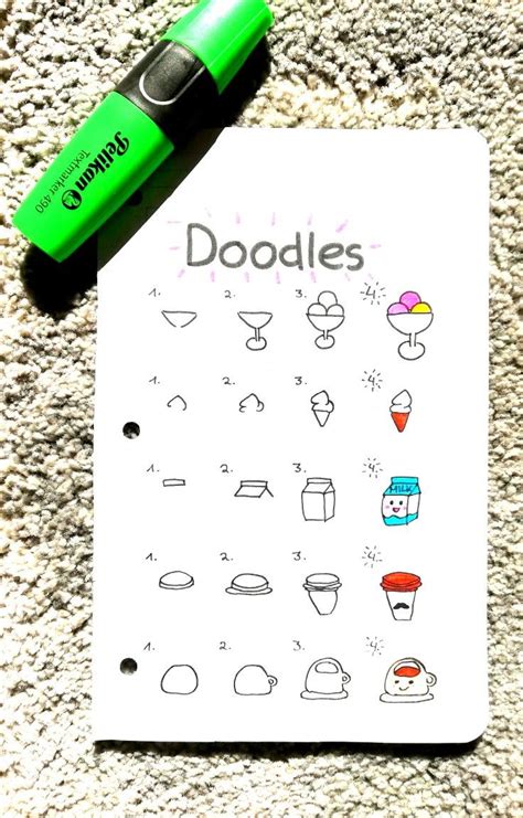 Doodles Drawings Ideas Donut Tower Doodle Zentangle