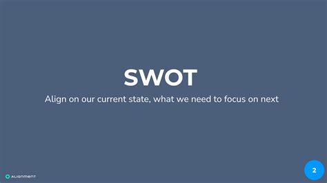 Swot Analysis Overview