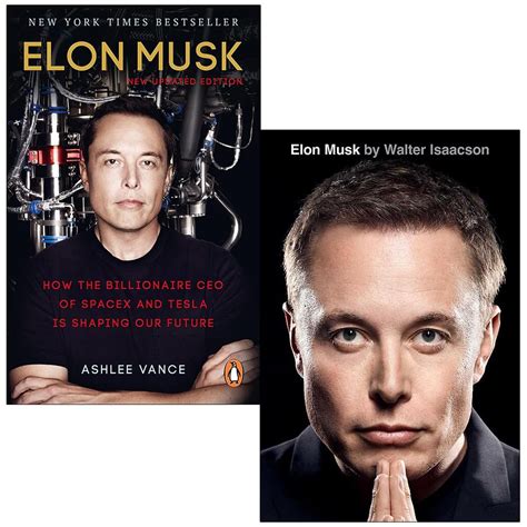 Elon Musk By Ashlee Vance And Hardcover Elon Musk By Walter Isaacson