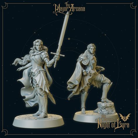 3d Printable The Sisters Vampire Knight By The Shattered Realms