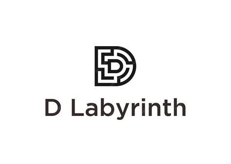 Premium Vector Letter D Maze Logo Design Vector Illustration