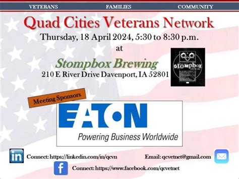 Joy Dodson On Linkedin Who Wants An Opportunity To Connect And Support Qc Veterans Network…