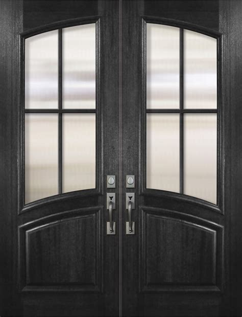 4 Lite SDL Arch Lite Rail Double 80 Wood Door Castle Doors And More