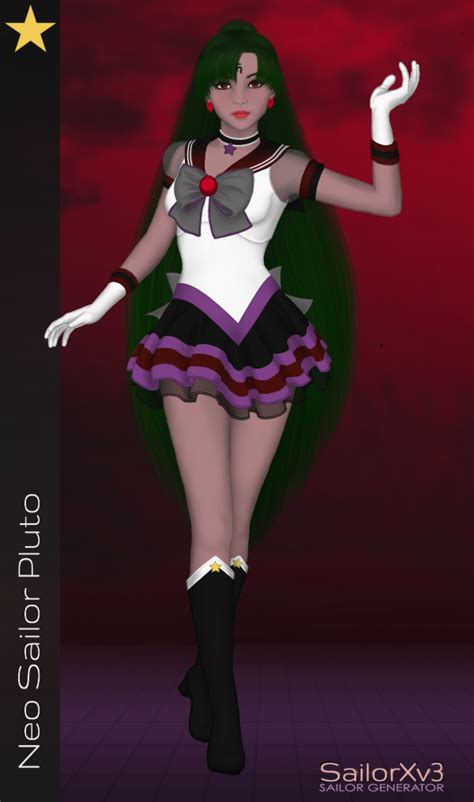 Neo Sailor Pluto By Retroberrii On Deviantart