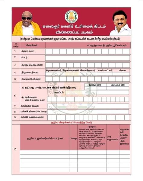 Suresh Seenu On Twitter கலைஞர் மகளிர் உரிமைத் திட்டம் விண்ணப்பப்