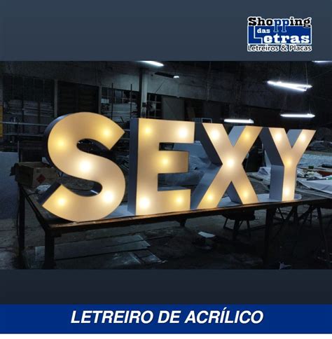 Acrílico Letra Caixa Shoppping Das Letras
