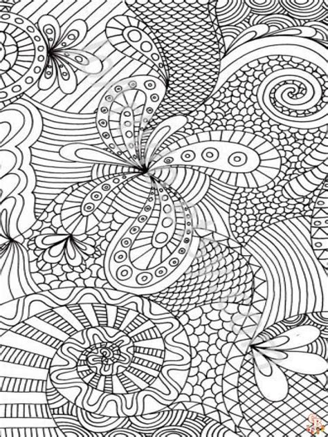 Abstract Coloring Pages Adults