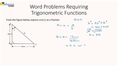 Trig Functions Word Problems At Summer Mannix Blog