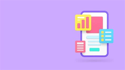 비즈니스 분석 브레인스토밍 데이터 컨트롤 스마트폰 앱 배너 복사 공간 3d 아이콘 터 프리미엄 벡터