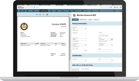 Netsuite Invoice Capture Software Netsuite