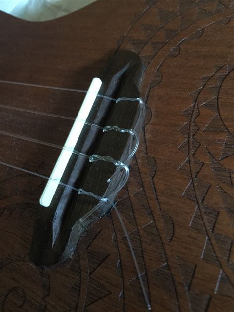 How Bad Was My First Attempt At Tying The Strings R Ukulele