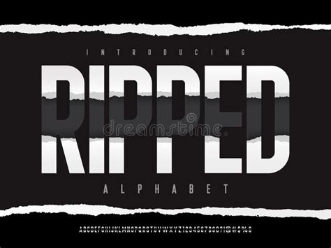 Ripped Font Stock Illustrations 1583 Ripped Font Stock Illustrations