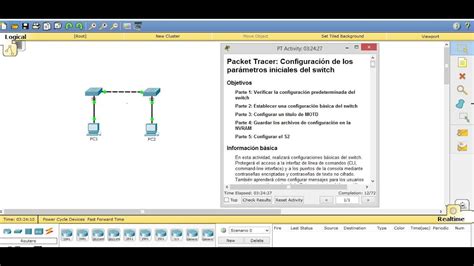 2 2 3 3 Packet Tracer Configuring Initial Switch Settings Youtube