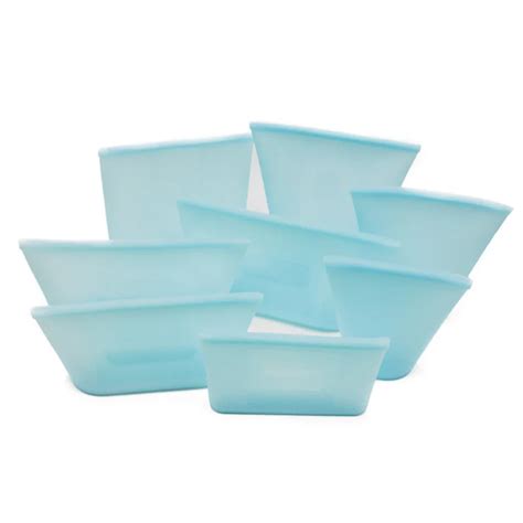 3 шт силиконовый мешок для хранения еды многоразовый пакет Ziplock