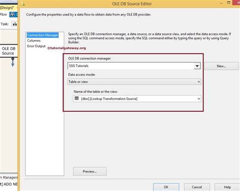 Lookup Transformation In Ssis