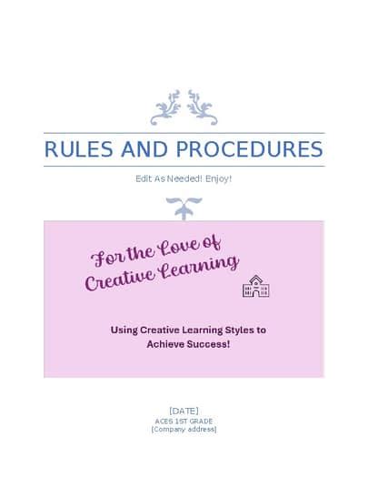 Class Routines And Procedures By For The Love Of Creative Learning