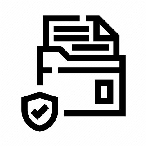 Document Storage Archive File Data Protection Privacy Icon Download On Iconfinder