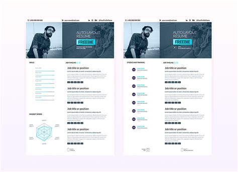 Free Sketch Resume Cv Template For Ui And Ux Designer Good Resume
