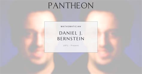 Daniel J Bernstein Biography Pantheon
