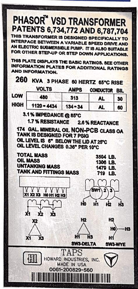 Phasor™ Vsd Transformer Branabee