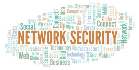 Network Security Word Cloud Stock Illustration Illustration Of