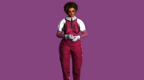 Artstation Aaa 3d Realistic Human Character Female Clown Costume