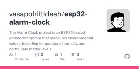 GitHub Vasapolrittideah Esp Alarm Clock The Alarm Clock Project Is An ESP Based Embedded