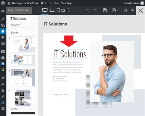 nicepage 2 30 edit content cms role rich text article element