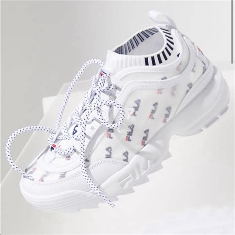 Fila Disruptor Monomesh 75 Sockfit Sneaker Shoes Pla Gem