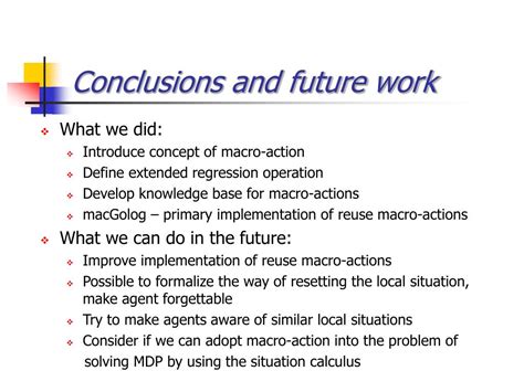 PPT Macro Actions In The Situation Calculus PowerPoint Presentation