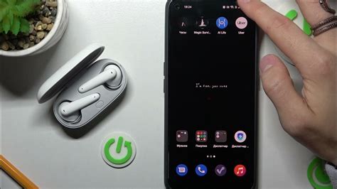 Как отключить от андроид устройства наушники HUAWEI FreeBuds SE ...