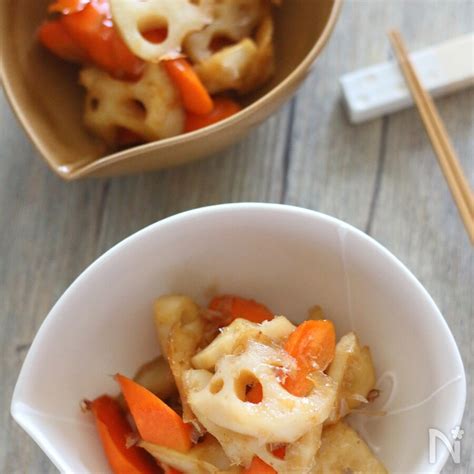 れんこんとにんじんのさっぱり煮 By 小春（ぽかぽかびより） レシピサイト Nadia ナディア プロの料理家のおいしいレシピ