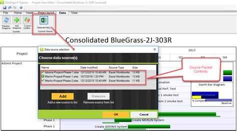 Making Multi Project Graphs From Separate Microsoft Excel Plans For