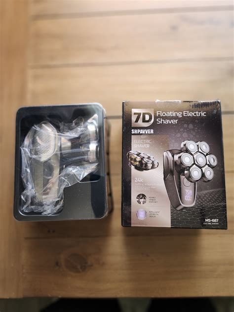 7d Head Shavers For Bald Men Shpavver Detachable Head Shaver Led