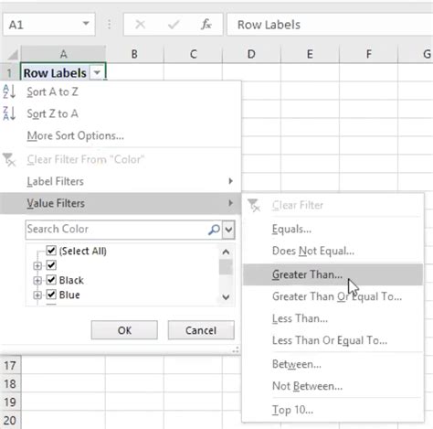 Excel Tips And Limitations Atscale Documentation