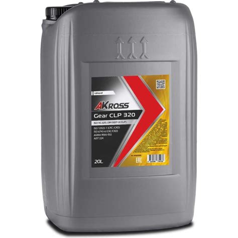 Масло редукторное Gear CLP 320 20 л AKross AKS0005RED - выгодная цена ...