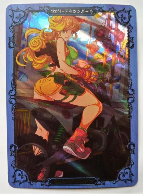 Carte Sexy Girl Waifu Beauty Manga Mint Holo Lunch Dragon Ball Z Neuve