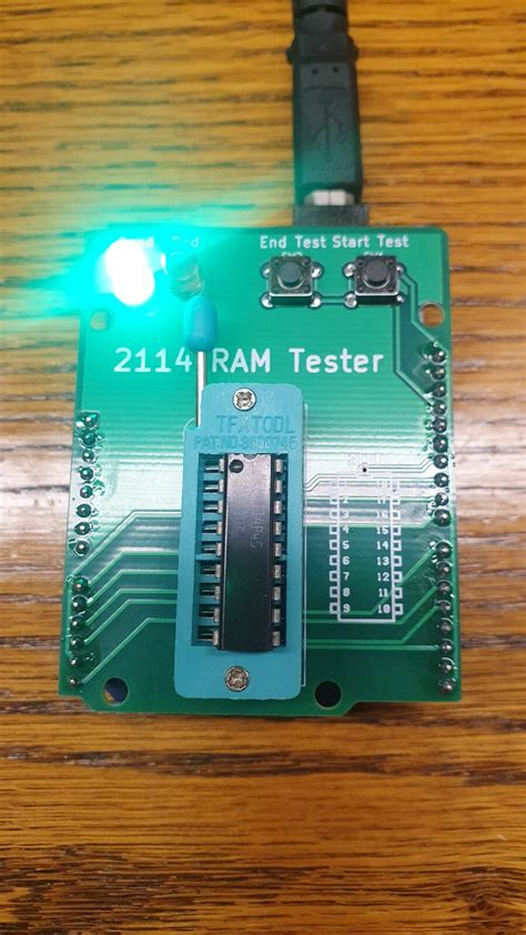 Ram Memory Tester Kit Pcb Board For Arduino Uno R3 Test 2114 9114 Sram
