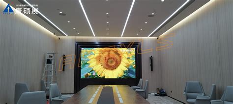 康硕展led小间距案例，深圳福田联丰大厦p125显示屏