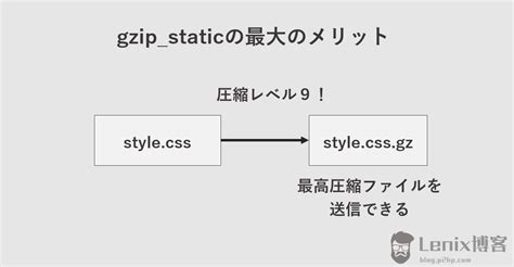 使用静态 Gzip 后，nginx 速度更快！设置方法和压缩方法说明 Lenix Blog