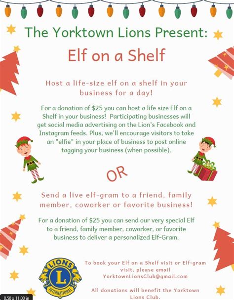Elf Gram Yorktown Lions Club