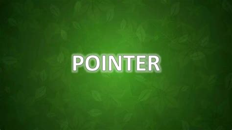 Pointer In C Ppt