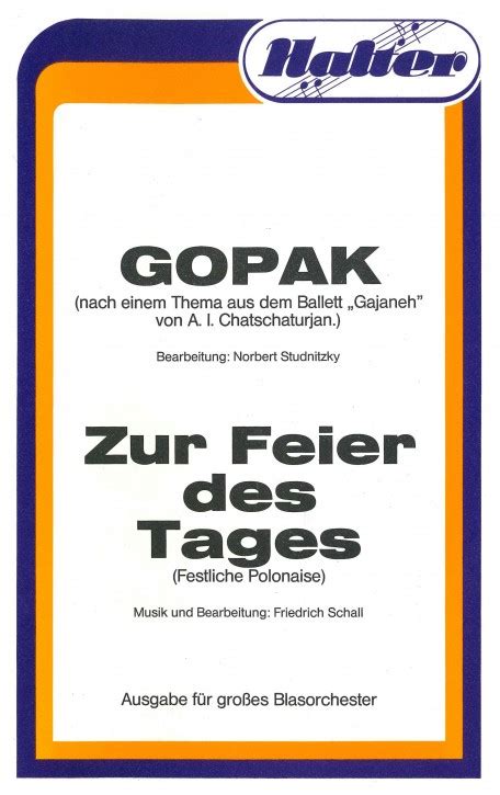 Zur Feier Des Tages 2834