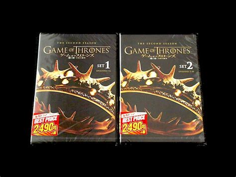 未開封 Dvd ゲーム・オブ・スローンズ 第二章王国の激突 Set1andset2 By メルカリ