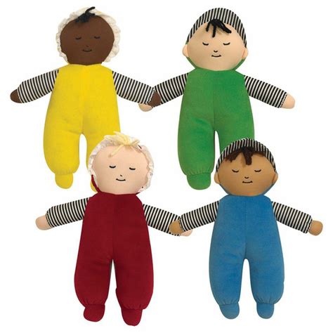 Kaplan Early Learning Company Sweet Soft Fabric Kuddle Set With Dolls 4 Ct Delivery Or Pickup