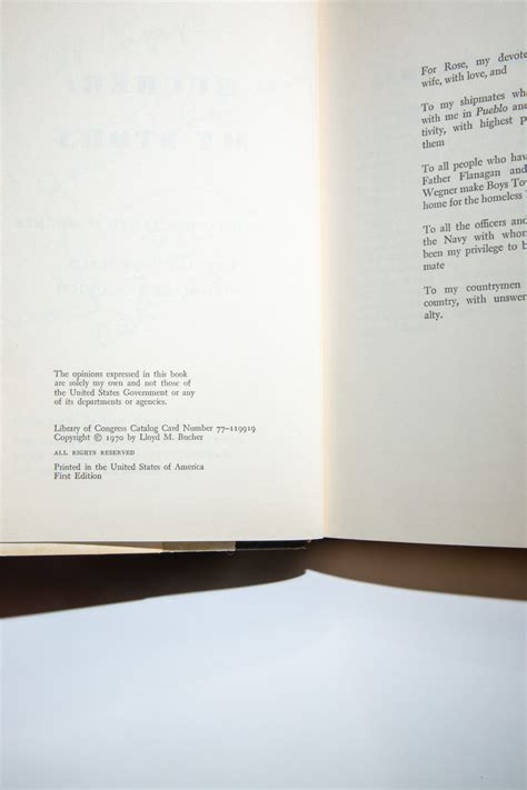 Bucher My Story The First Edition Rare Books